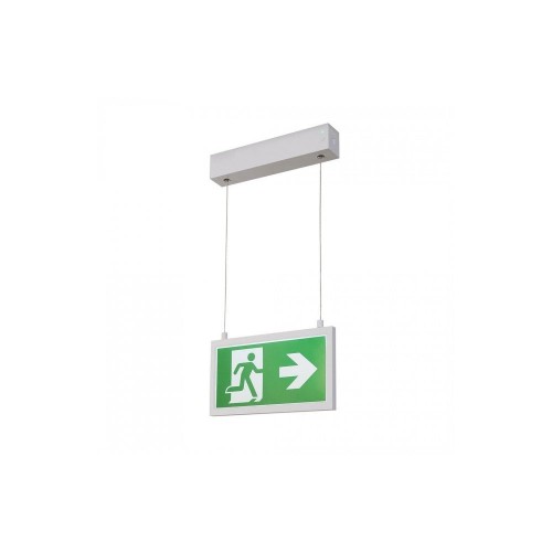 SLV 240001 P-Light Small Ceiling Pendant Emergency Exit Sign at ...