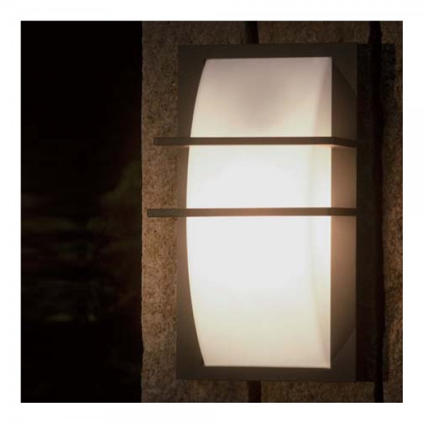 Lutec Lighting Seine Graphite 1847A Wall Light at Love4Lighting