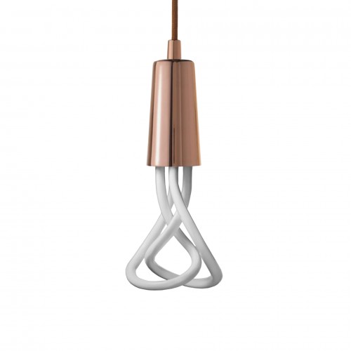 Plumen 001 LED Bulb and Pendant Set Copper
