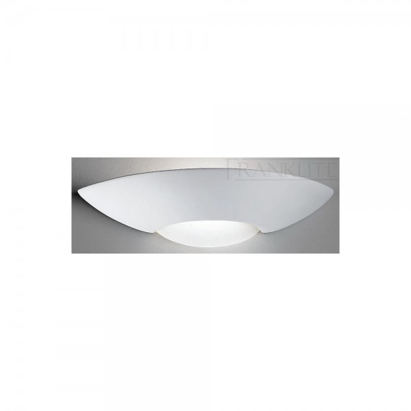 Franklite WB252 Ceramic Wall Uplighter with Glass Base | L4L