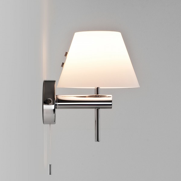 Astro Roma Switched Polished Chrome Bathroom Wall Light | L4L