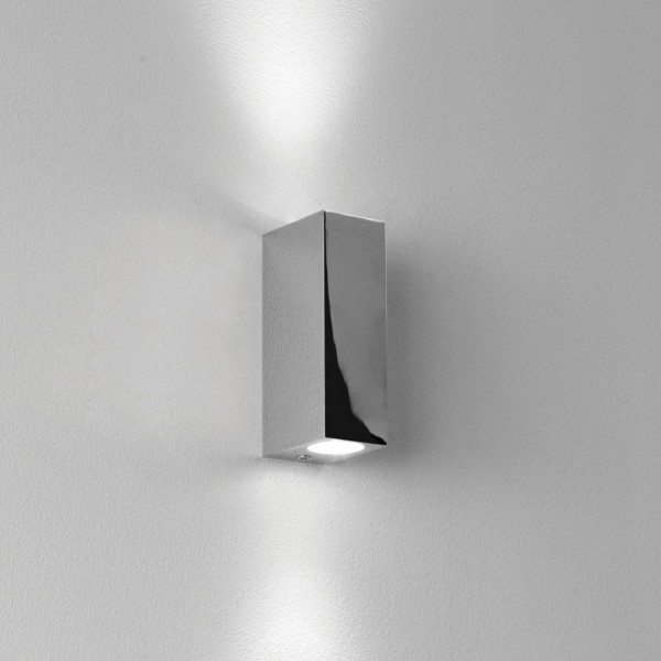 Astro Bloc Polished Chrome Bathroom LED Wall Light (1146005) | L4L