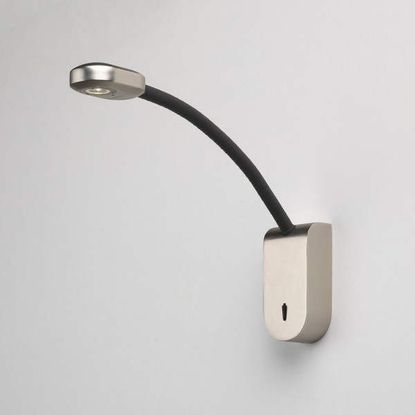 Astro Sesto Matt Nickel LED Wall Reading Light | L4L
