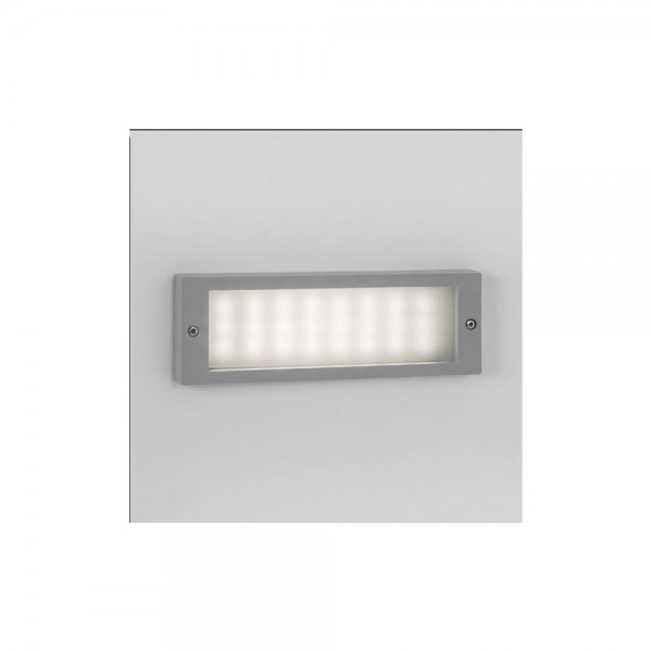 Astro Brick Painted Silver Exterior Wall Light (7262) | L4L