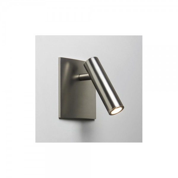 Astro Enna Square Unswitched LED Matt Nickel Wall Light (7402) | L4L