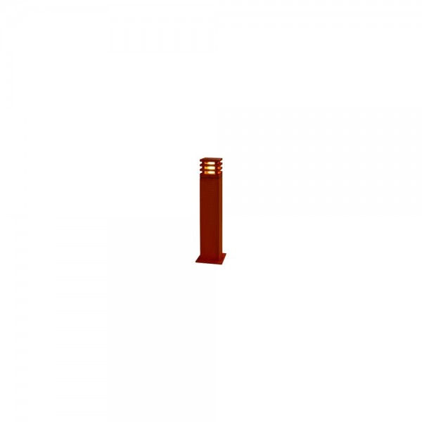 SLV 229421 Rusted Iron Rusty Square 70 Outdoor Bollard Light at ...