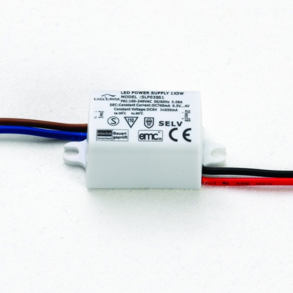 Astro 700mA 1x3W Non-Dimmable LED Driver | L4L