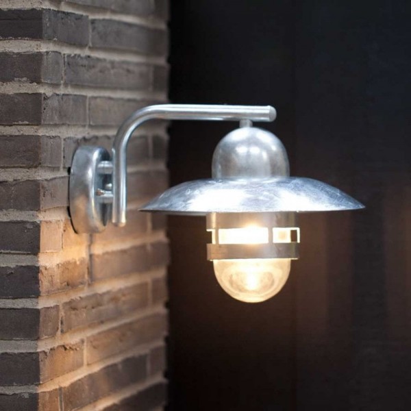 Nordlux Nibe 24981031 Galvanized Wall Light | Love4Lighting